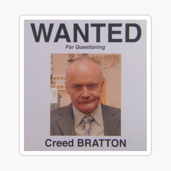 Creed Bratton Stickers | Redbubble