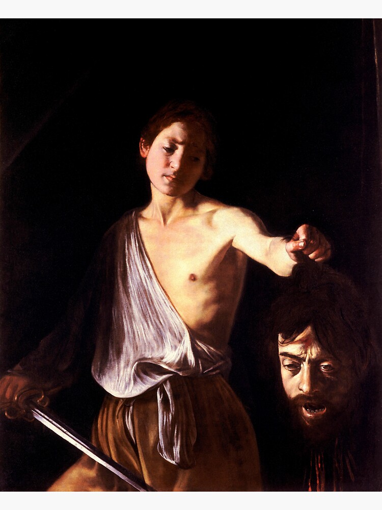 "High Resolution Caravaggio David With The Head of Goliath 1610 ...