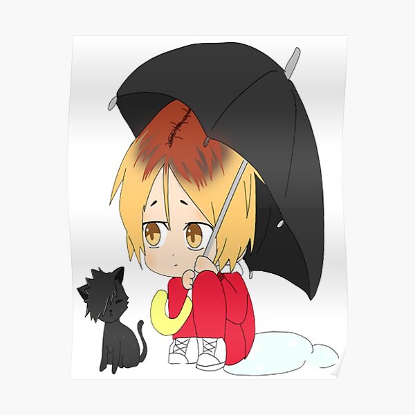 "Chibi anime Haikyuu, kenma kozume" Poster for Sale by LinaMercata0428 ...