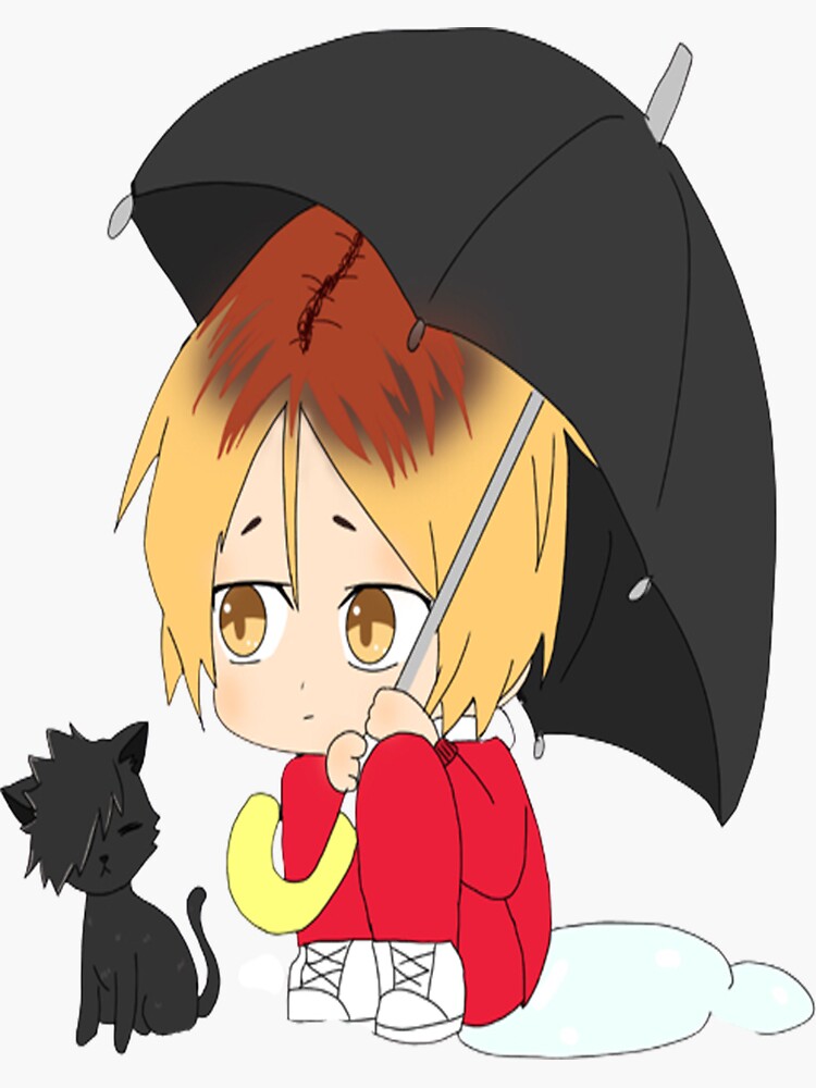 "Chibi anime Haikyuu, kenma kozume" Sticker for Sale by LinaMercata0428 ...