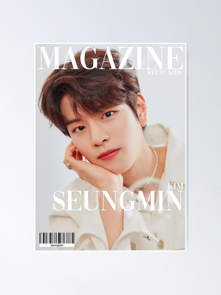 "STRAY KIDS Seungmin (Magazine cover)" Poster for Sale by vaniaalarconh | Redbubble