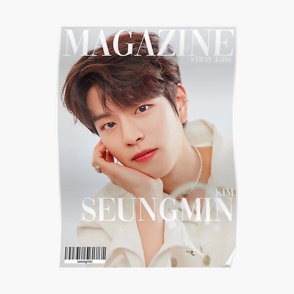 "STRAY KIDS Seungmin (Magazine cover)" Poster for Sale by vaniaalarconh ...