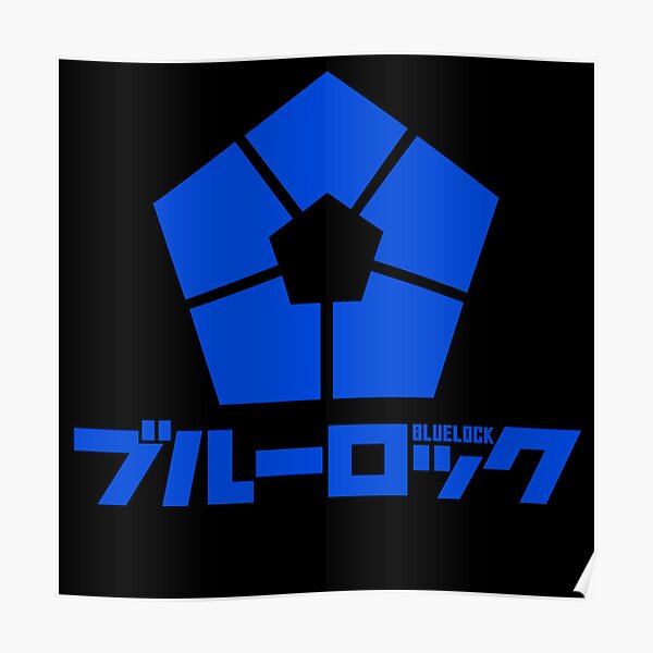 "Blue Lock Logo - Soccer Sports Anime " Poster for Sale by hazelsolomon ...
