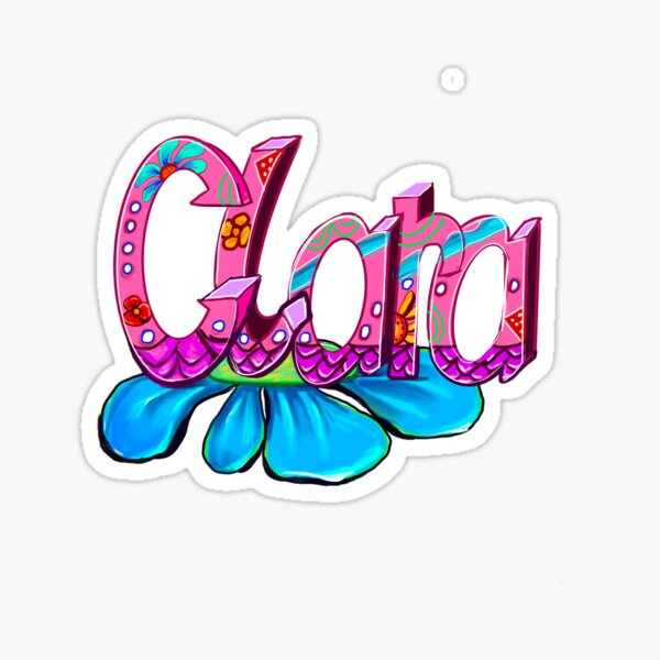 "Top 10 best personalised personalized name gifts - Clara" Sticker for ...