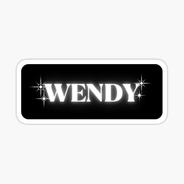 "Wendy Red Velvet!" Sticker for Sale by MeBrokeStudent | Redbubble