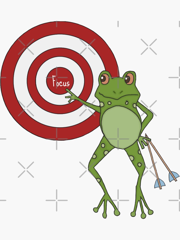 "Focus" Sticker for Sale by ThemindofTee | Redbubble