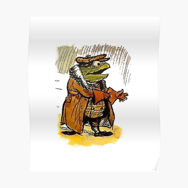 " Toad Wind In The Willows" Poster for Sale by hrzshope | Redbubble