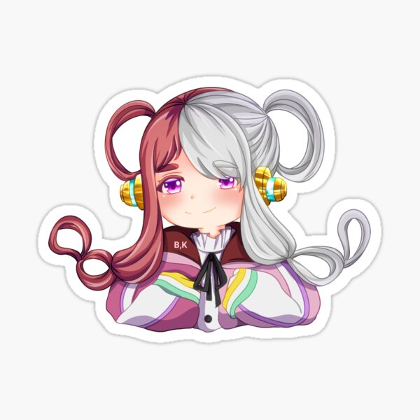 "One Piece Ado" Sticker for Sale by Blackkaito | Redbubble