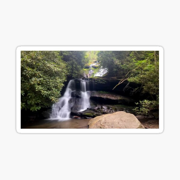 "Little Cascade" Sticker for Sale by Beardeaux | Redbubble