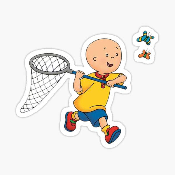 "caillou, caillou and dog" Sticker for Sale by Par-kids | Redbubble