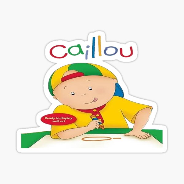 "caillou, caillou and dog" Sticker for Sale by Par-kids | Redbubble