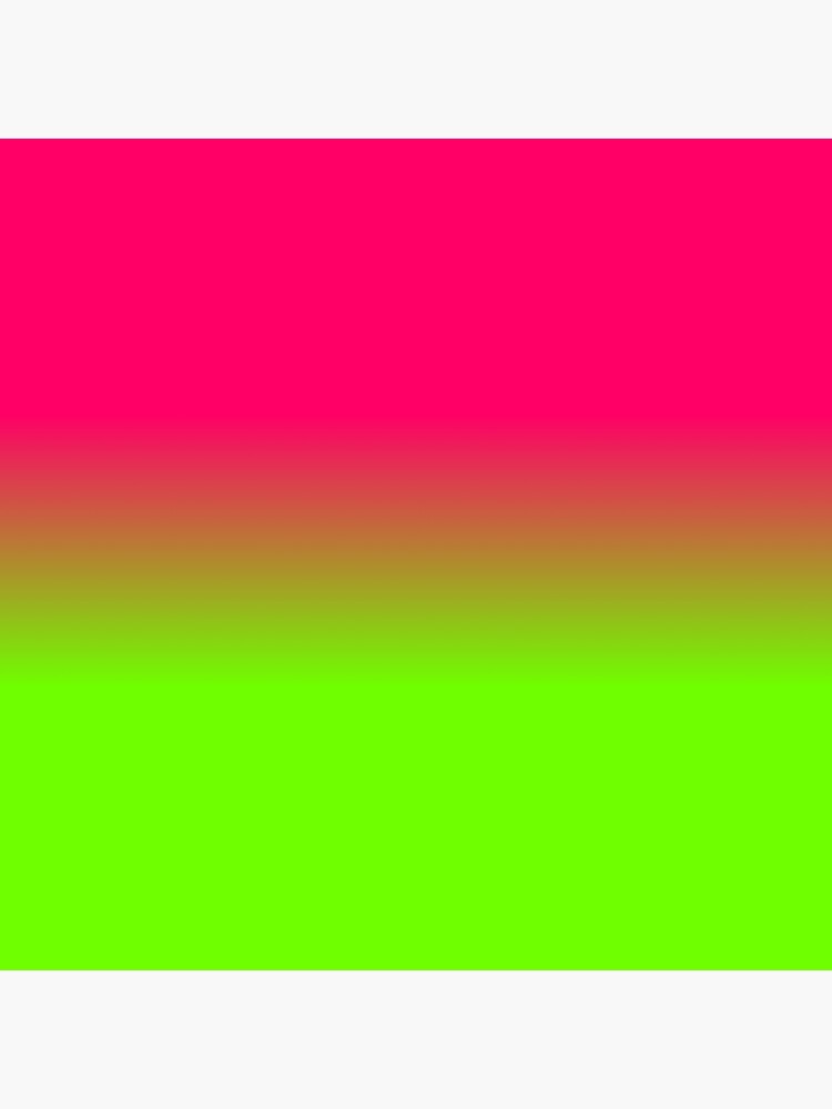 "Neon Pink and Neon Green Ombré Shade Color Fade" Sticker for Sale by ...