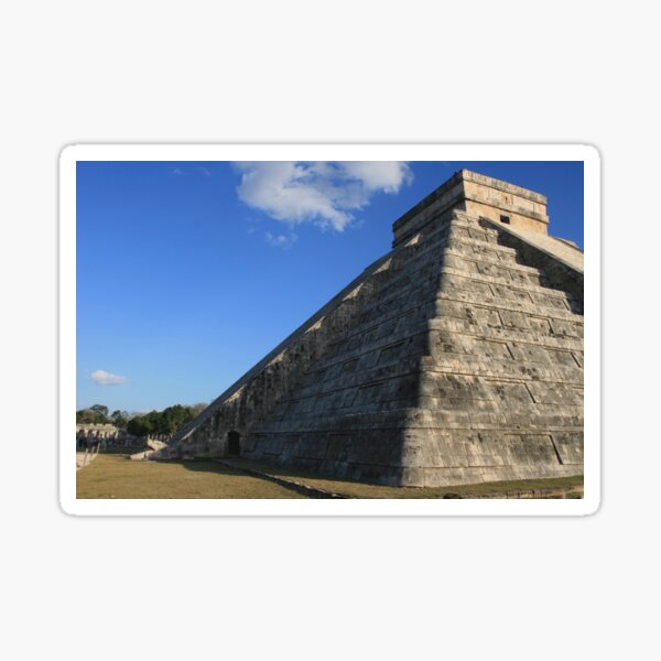 "Temple of Kukulkan, Chichen Itza, Mexico" Sticker for Sale by ...