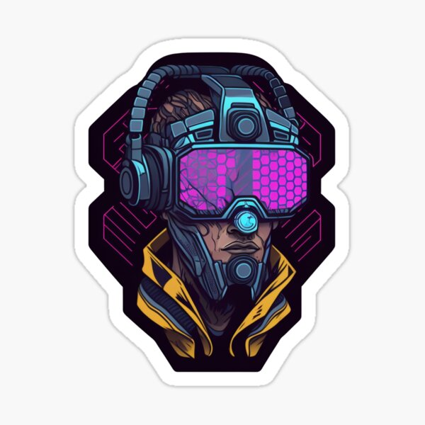 "SwordSpeed Cyberpunk Futuristic Stickers" Sticker for Sale by ...