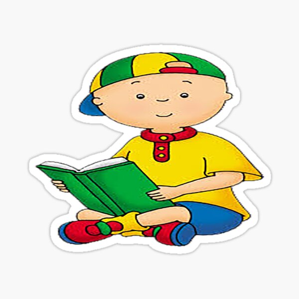 "caillou, caillou and dog" Sticker for Sale by Par-kids | Redbubble