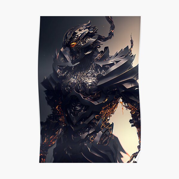 "Hyper realistic cyborg v3" Poster for Sale by michae1l | Redbubble