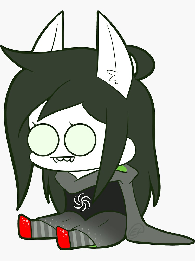 "Homestuck - Sitting Jade" Sticker for Sale by ErkyHero23 | Redbubble