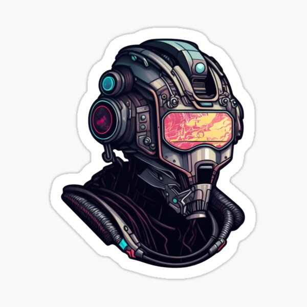 "SwordSpeed Cyberpunk Futuristic Stickers" Sticker for Sale by ...