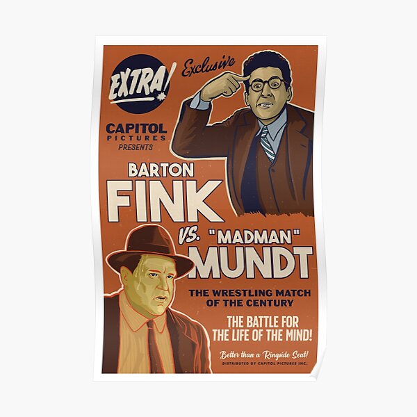 "Barton Fink alternative movie poster - Coen Brothers - John Turturro ...