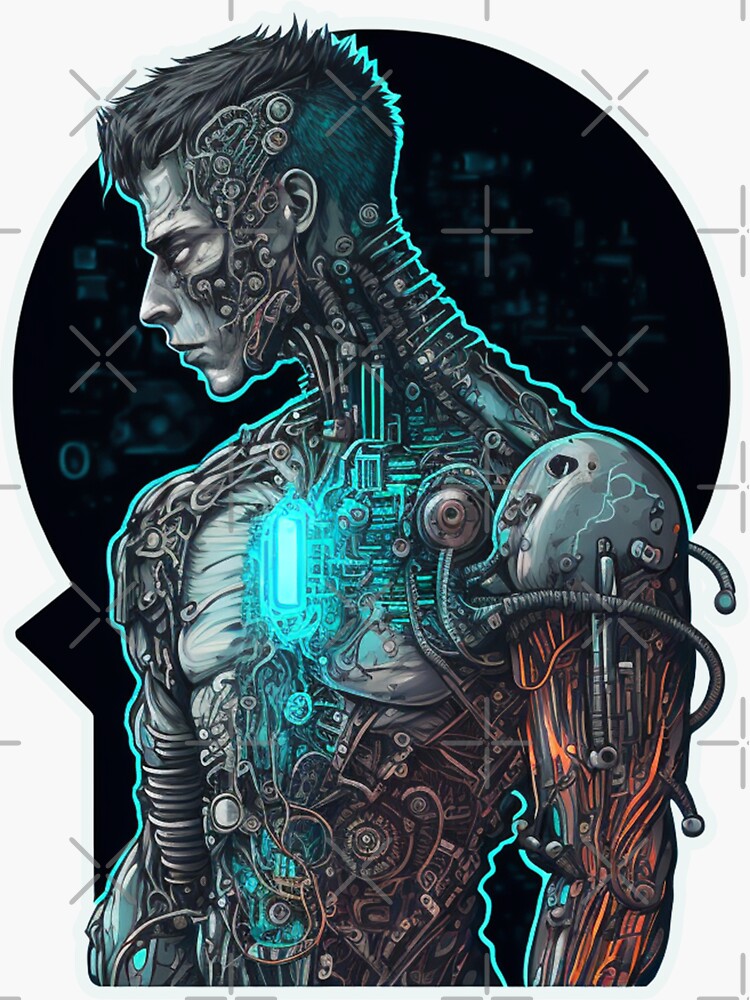 "SwordSpeed Cyberpunk Futuristic Stickers" Sticker for Sale by ...