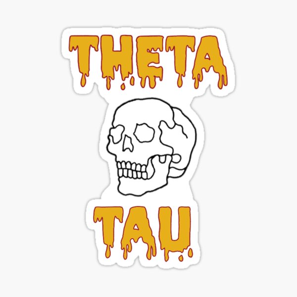 "Theta Tau" Sticker for Sale by neonsodium | Redbubble