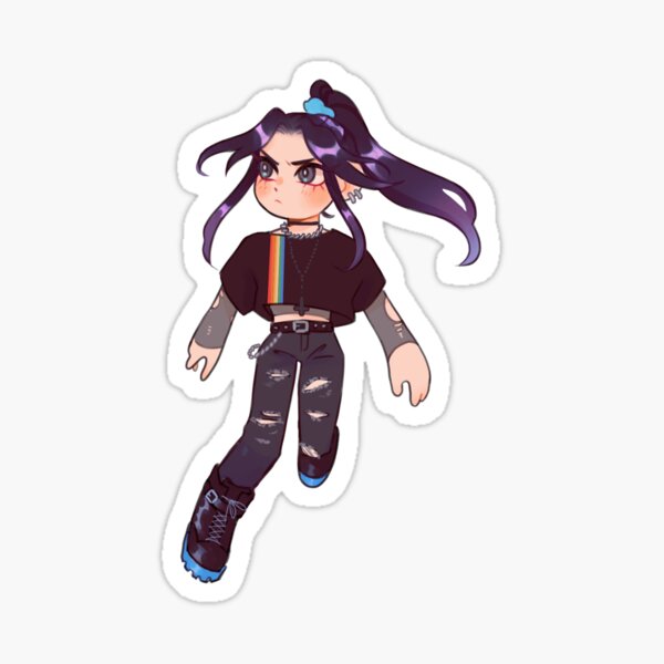 "80s Style Mu Qing" Sticker for Sale by moggott | Redbubble