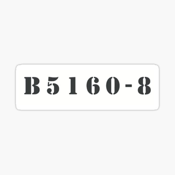 "Iconic Prisoner Number" Sticker for Sale by OddDuckCreation | Redbubble