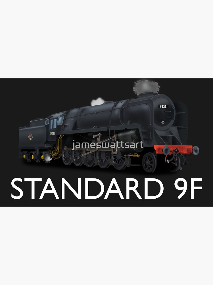 "BR Standard Class 9F" Poster for Sale by jameswattsart | Redbubble