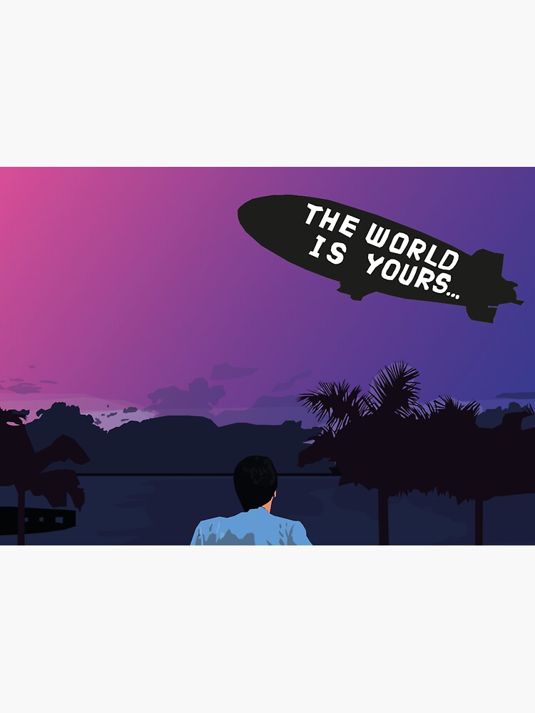 "Scarface" Sticker for Sale by pregniezbainee | Redbubble