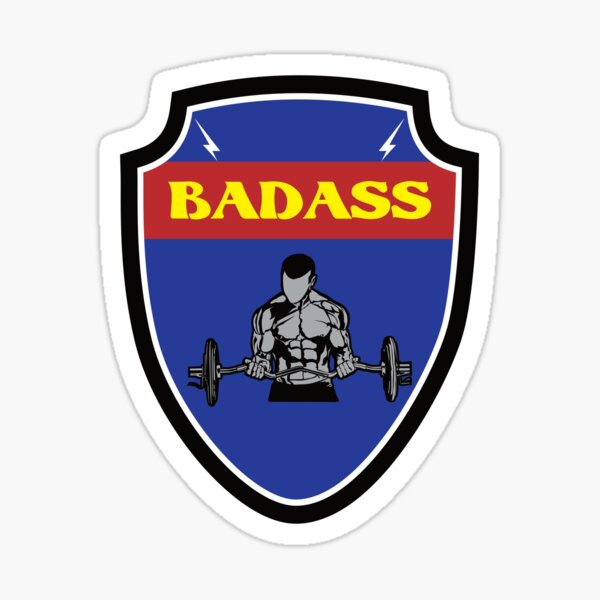 "Badass Weightlifting Fitness Sport Design - Ideal for bodybuilders ...