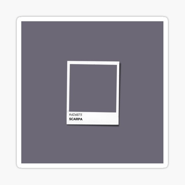 "Scarpa Color" Sticker for Sale by Binsagar | Redbubble