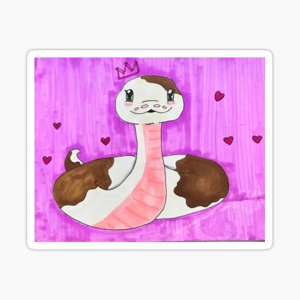 "Queen Snake" Sticker for Sale by ButterflyGo | Redbubble