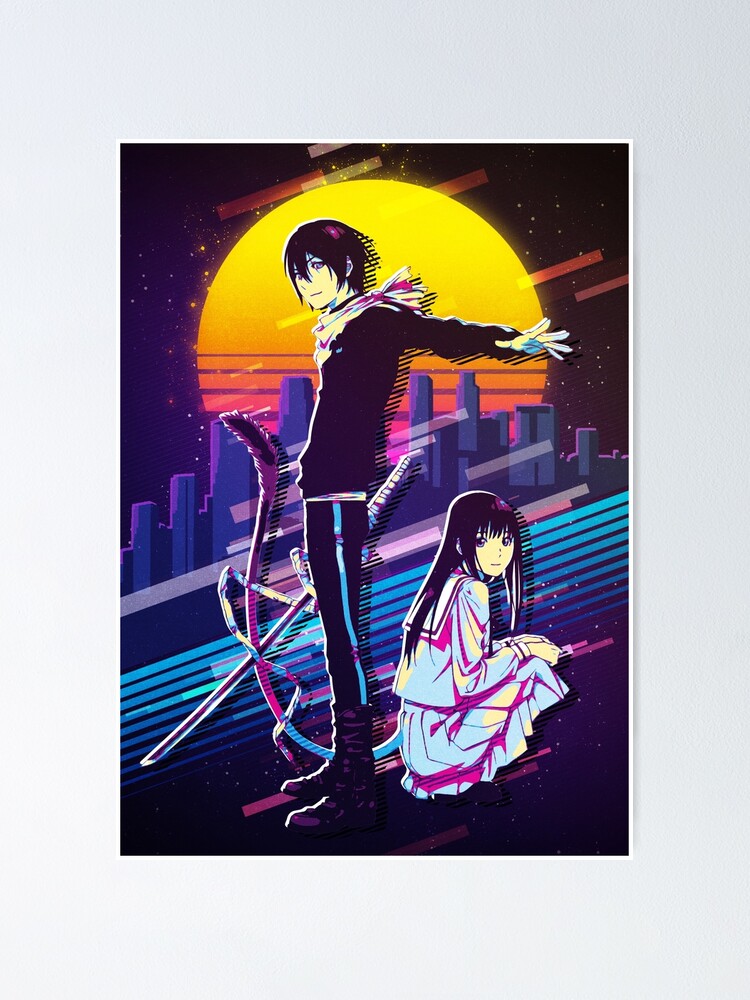 " Noragami - Yato and Hiyori" Poster for Sale by 80sRetroArt | Redbubble