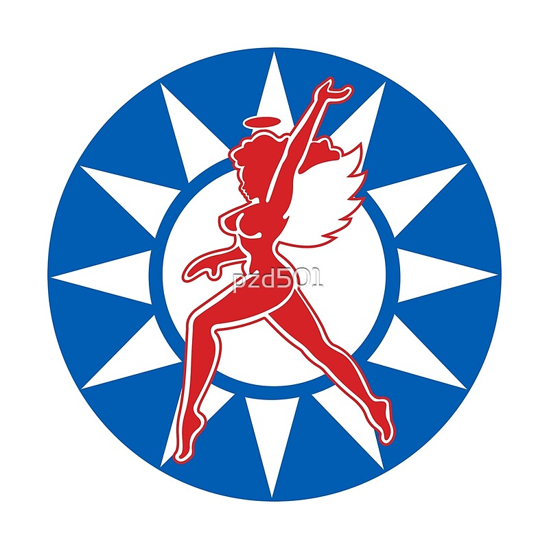 "AVG - Flying Tigers - Red Angel RCAF - Clean Style" by pzd501 | Redbubble
