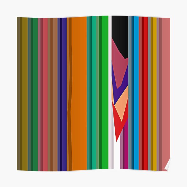 "Simple Abstract Line Art Color " Poster for Sale by Minacreativity ...