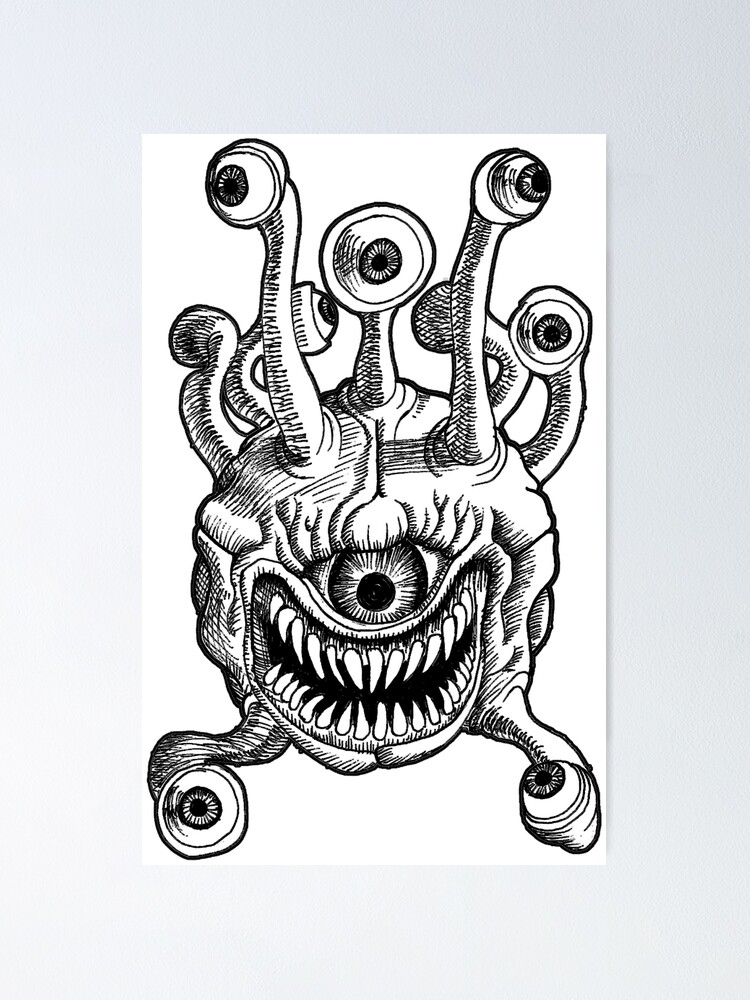 "James the Beholder" Poster for Sale by chadtheartist | Redbubble