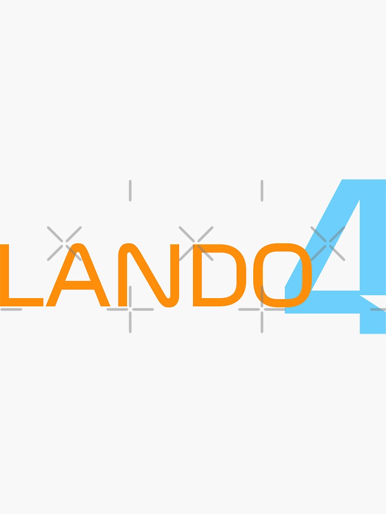 "Lando 4 Formula 1 2022" Sticker for Sale by larsmeijer11 | Redbubble
