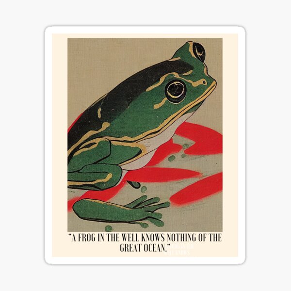 "Vintage Japanese Frog ukiyo- e" Sticker for Sale by NoBellyKnot ...