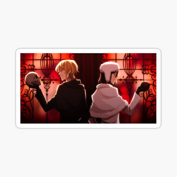 "William James Moriarty and Fyodor Dostoevsky" Sticker for Sale by ...