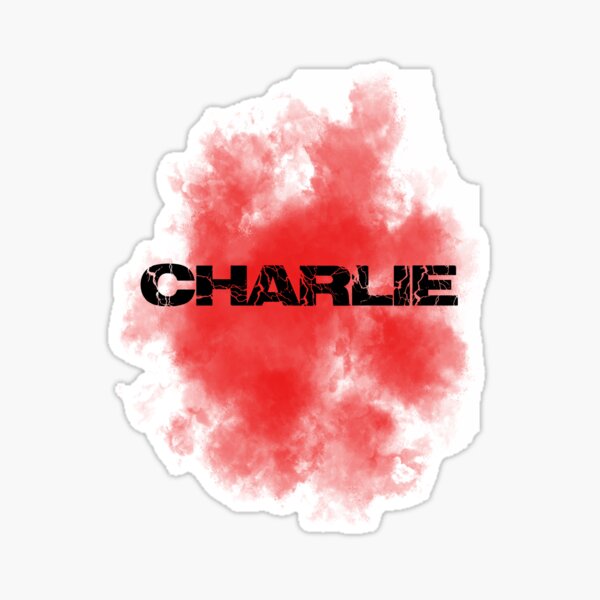 "CHARLIE - Name Design" Sticker for Sale by MartyDesign | Redbubble
