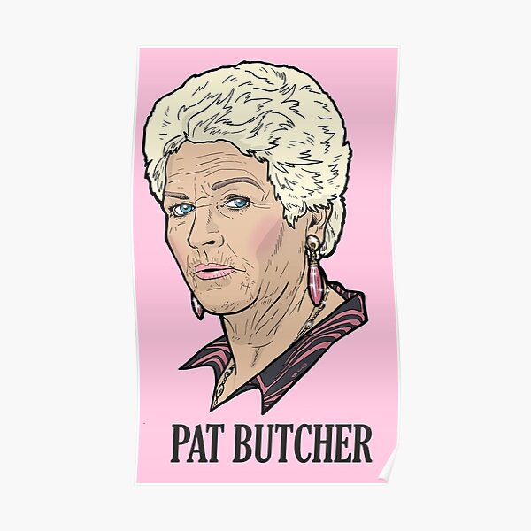 "Pat Butcher Portrait" Poster for Sale by FunnehGacha | Redbubble