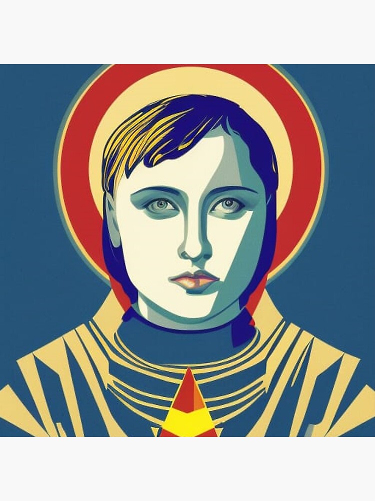 "Joan of Arc (French Patron Saint)" Sticker for Sale by Chillvibes90 ...