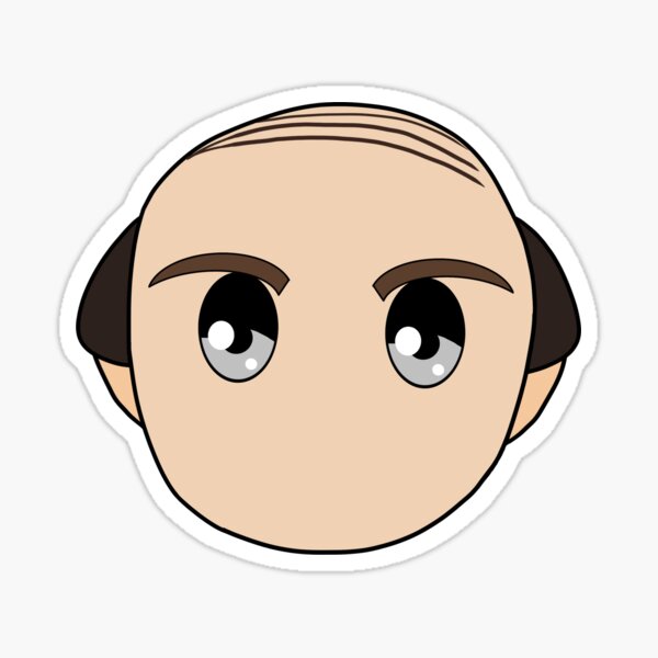 "Kevin Malone Chibi" Sticker for Sale by grapepalooza | Redbubble