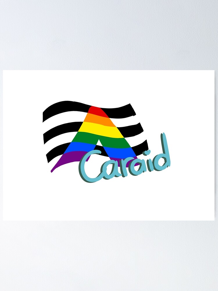 "Caraid: Scottish Gaelic gay ally pride flag" Poster for Sale by Niseag ...