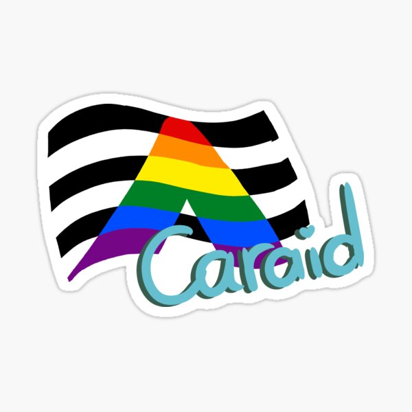"Caraid: Scottish Gaelic gay ally pride flag" Sticker for Sale by ...
