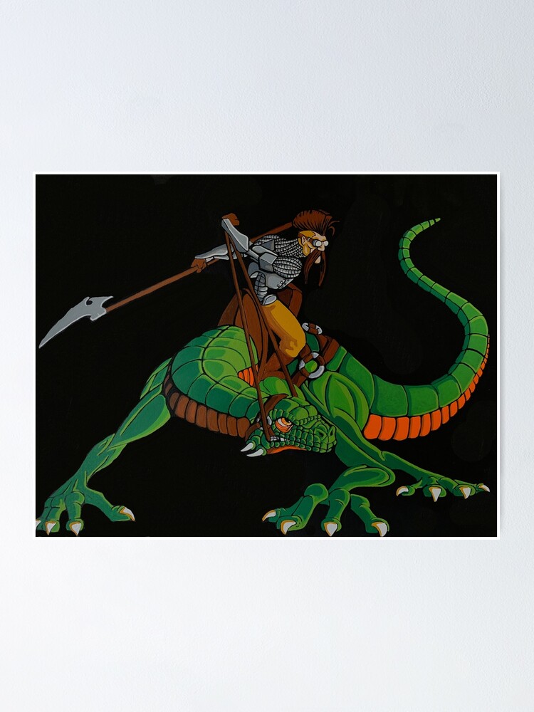 "Cyborg on Lizard" Poster for Sale by Darinpound | Redbubble