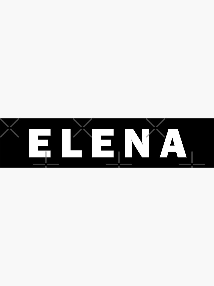 "Elena name" Sticker for Sale by gmstockstudio | Redbubble