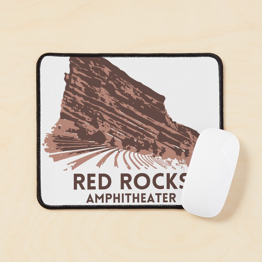 "Red Rocks" Sticker for Sale by Paytonnsmithh | Redbubble