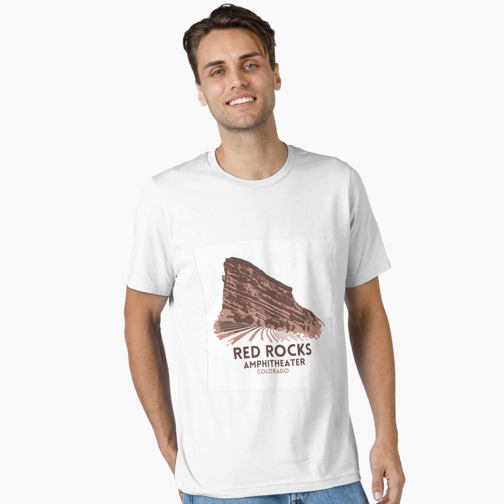 "Red Rocks" Sticker for Sale by Paytonnsmithh | Redbubble