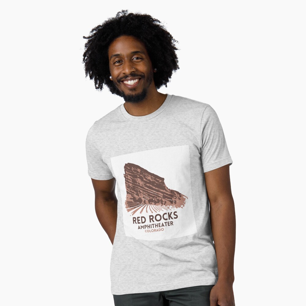 "Red Rocks" Sticker for Sale by Paytonnsmithh | Redbubble